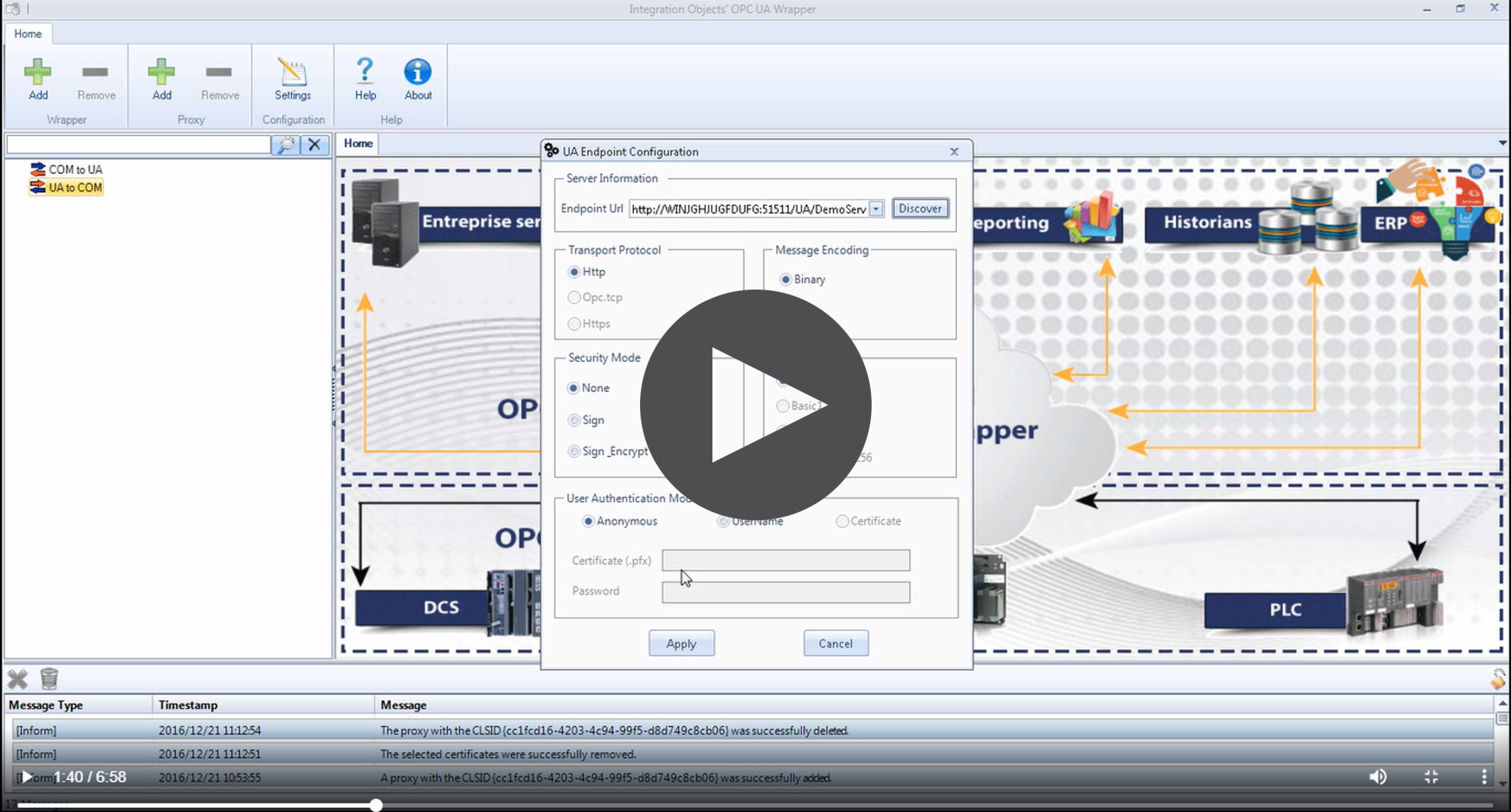 ua proxy demo video - OPC Blog