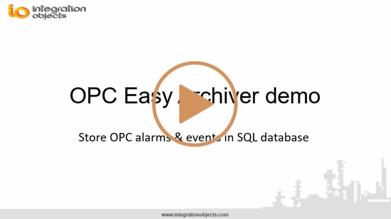 How To Store Opc Alarms And Events In Sql Database Video Tutorial
