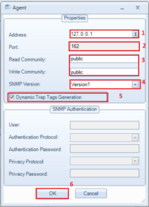 How to configure OPC Server for SNMP | Integration objects