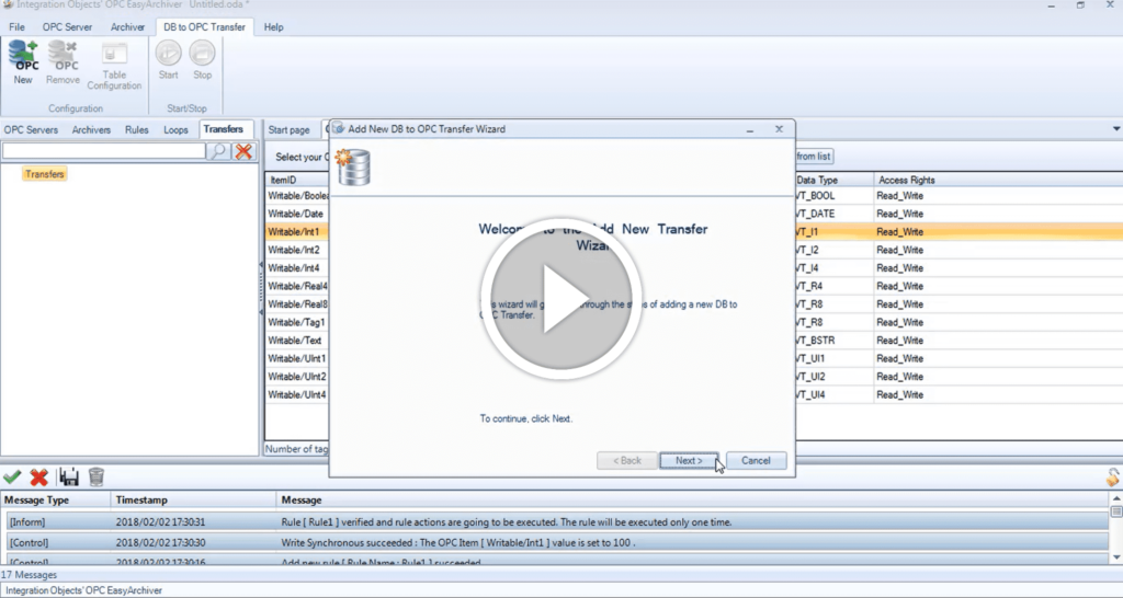 OPC Data Archiving Demo Videos | Integration Objects